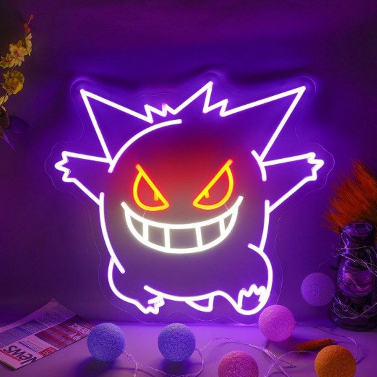 Gengar Anime Neon Sign – Custom LED Neon Signs - Danceneon.com