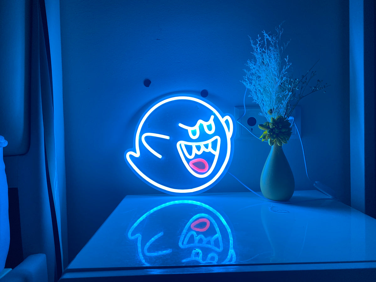Boo LED Neon Sign – Custom LED Neon Signs - Danceneon.com