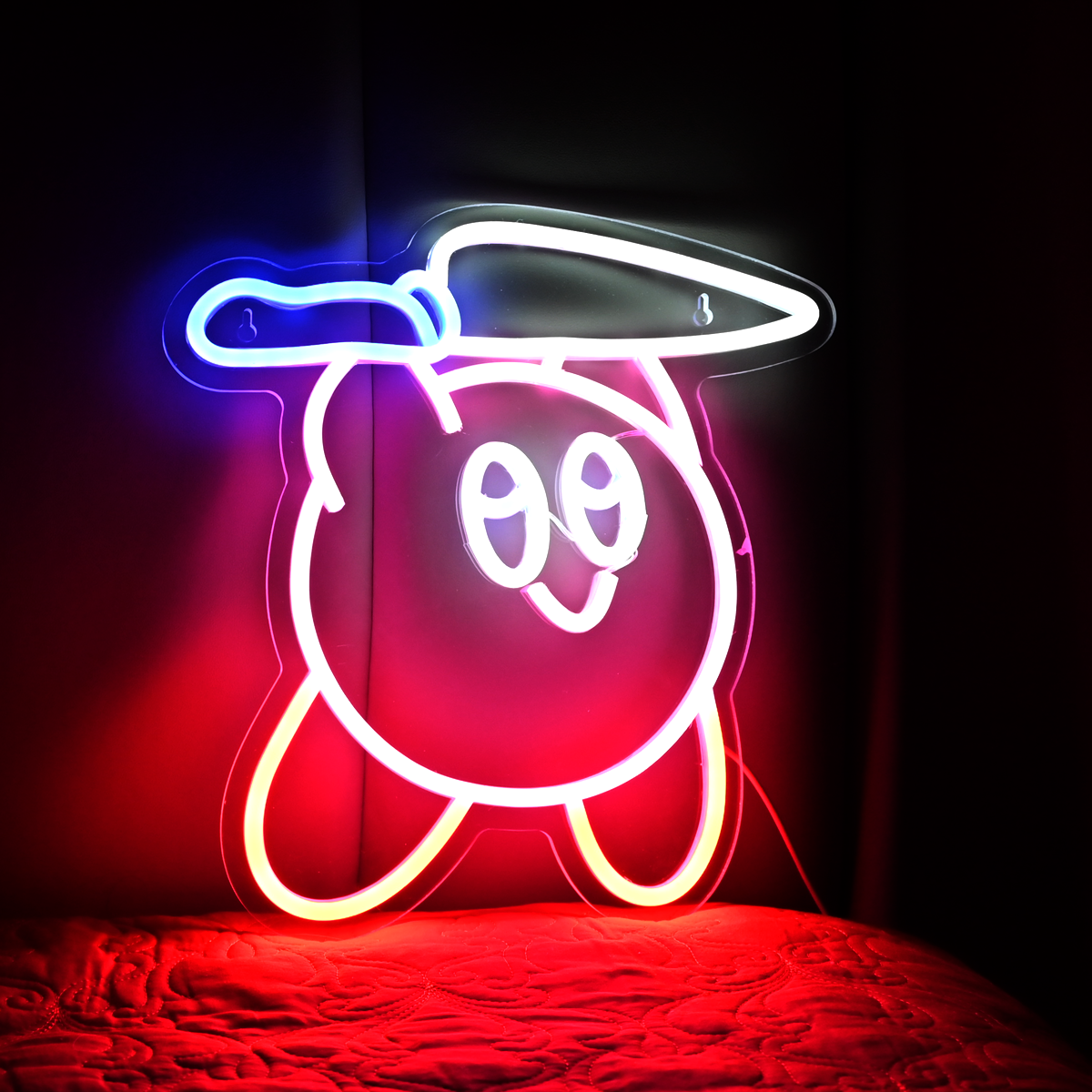 Kirby Knife Neon Sign – Custom LED Neon Signs - Danceneon.com