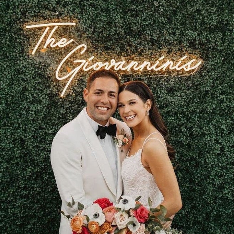 Wedding Led Sign – Custom LED Neon Signs - Danceneon.com